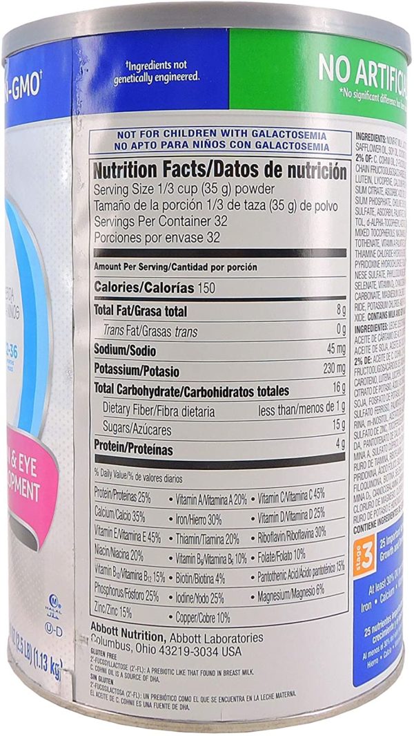 Similac Go & Grow Non-GMO with 2’-FL HMO Milk-Based Powder Toddler ...