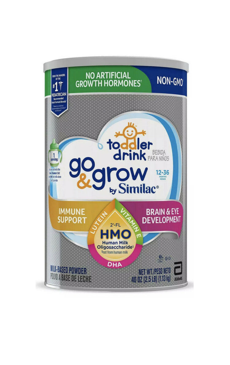 Similac Go & Grow Non-GMO with 2’-FL HMO Milk-Based Powder Toddler ...